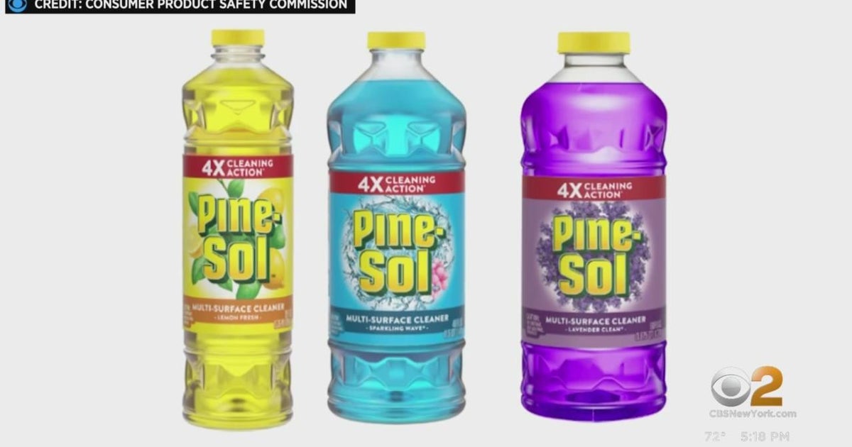 Recall on Pine-Sol scented cleaners that may have bacteria - CBS New York