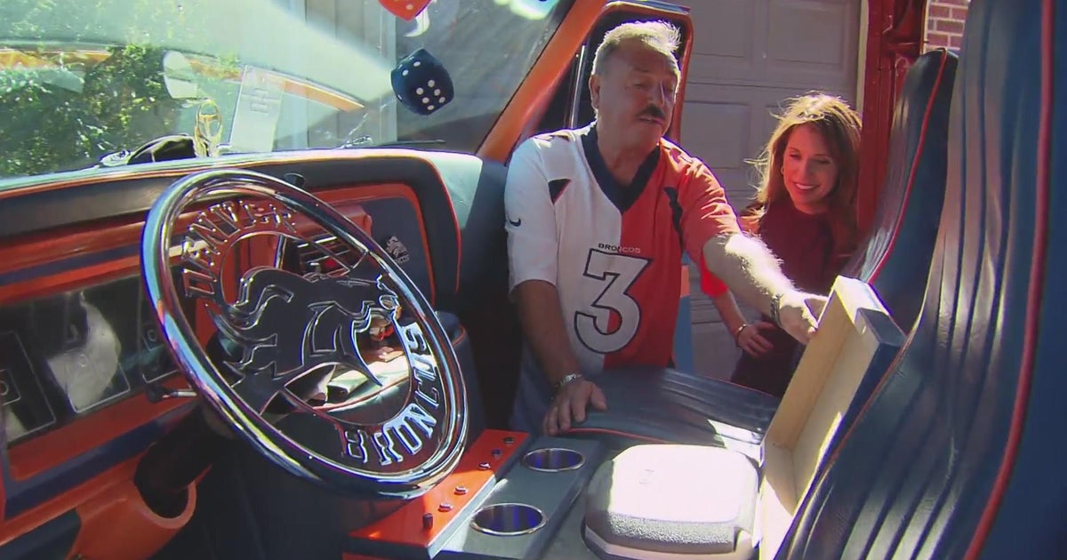Denver fan takes his love for the Broncos everywhere he goes - CBS Colorado