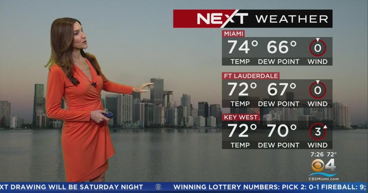 NEXT Weather forecast for Thursday 10/27/2022 - CBS Miami
