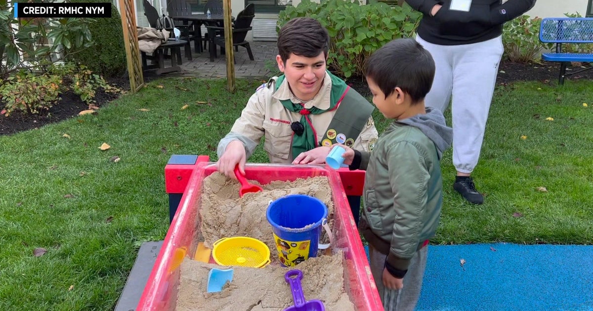 Eagle Scout candidate builds sandbox for Ronald McDonald House on Long ...