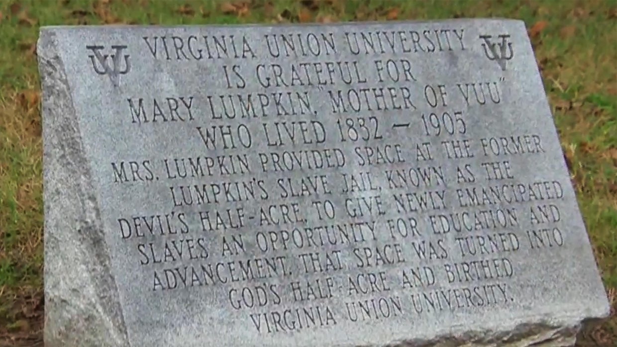 "The Devil's Half Acre": How one enslaved woman left her mark on education - CBS News