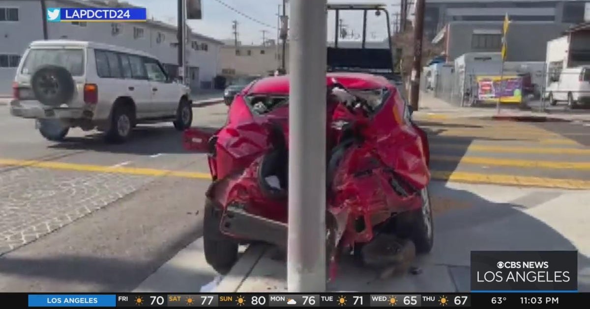 Hit And Run Driver Attempts To Flee From Scene In Reverse Slams Into