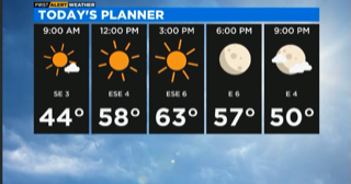 First Alert Weather: Fog to start, sunshine with nice temps after - CBS ...