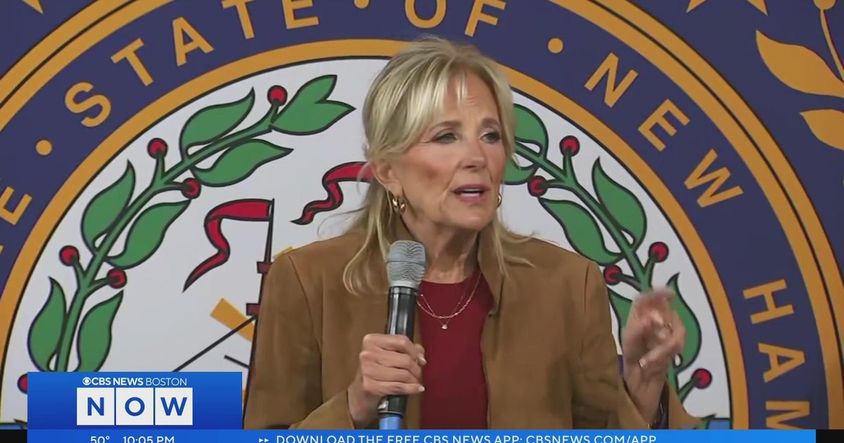 First Lady Jill Biden visits NH to support Sen. Maggie Hassan - CBS Boston