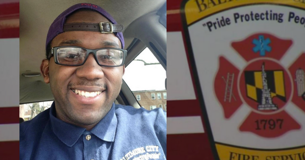 Procession held for Baltimore City firefighter who died month after on ...