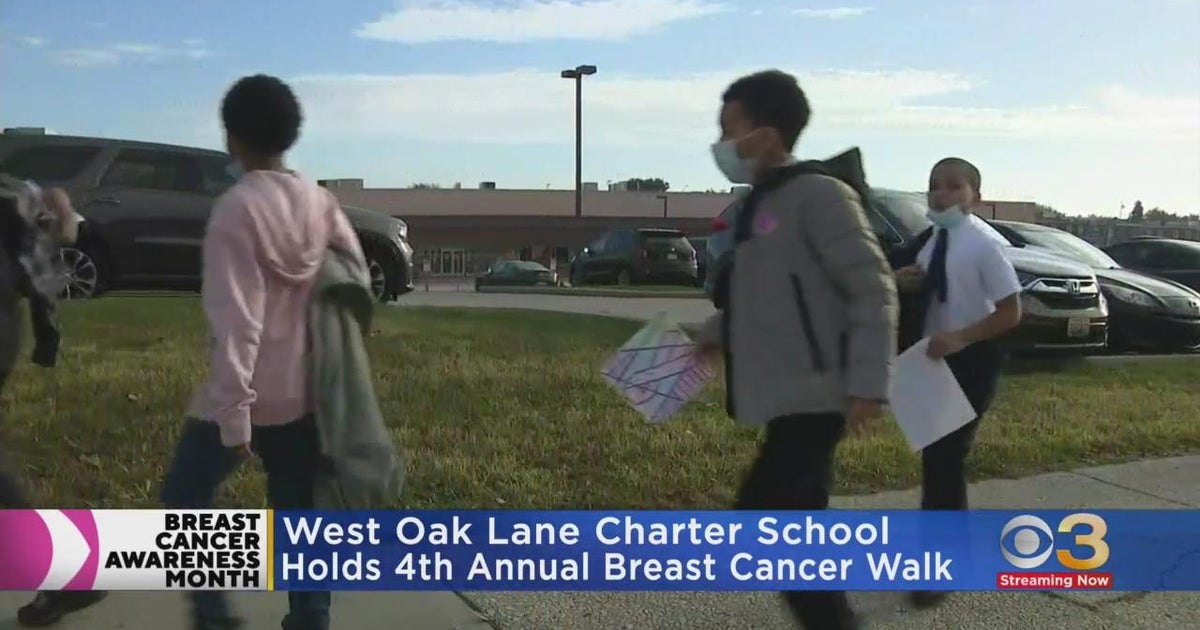 West Oak Lane Charter School holds 4th annual breast cancer walk - CBS ...