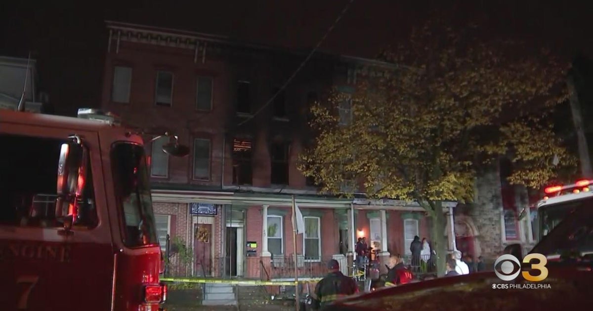 Fire in Trenton home displaces several people - CBS Philadelphia