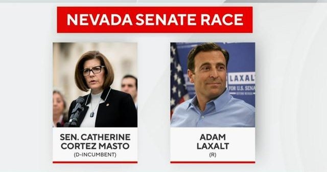 Nevada Senate Race Between Catherine Cortez Masto Adam Laxalt Locked