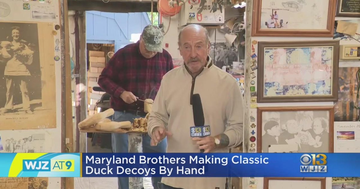 Where's Marty? With Maryland brothers making classic duck decoys by ...