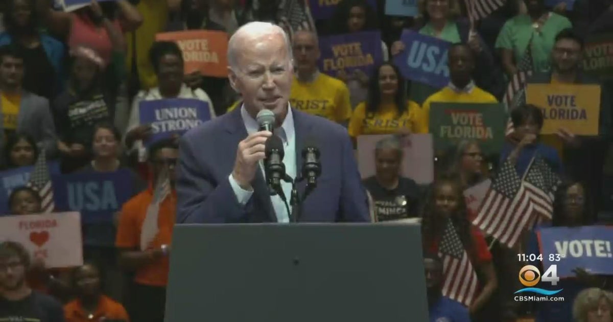 Biden stumps for Crist, Demings during South Florida stop, calls ...