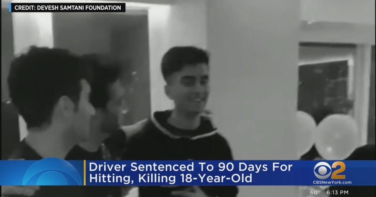 Driver sentenced to 90 days for hitting, killing 18-year-old - CBS New York