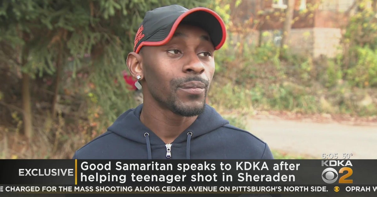 Good Samaritan helps save teen after being shot - CBS Pittsburgh