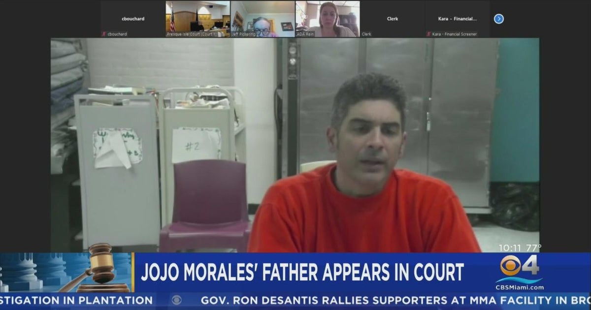 Father of JoJo Morales appears in court - CBS Miami