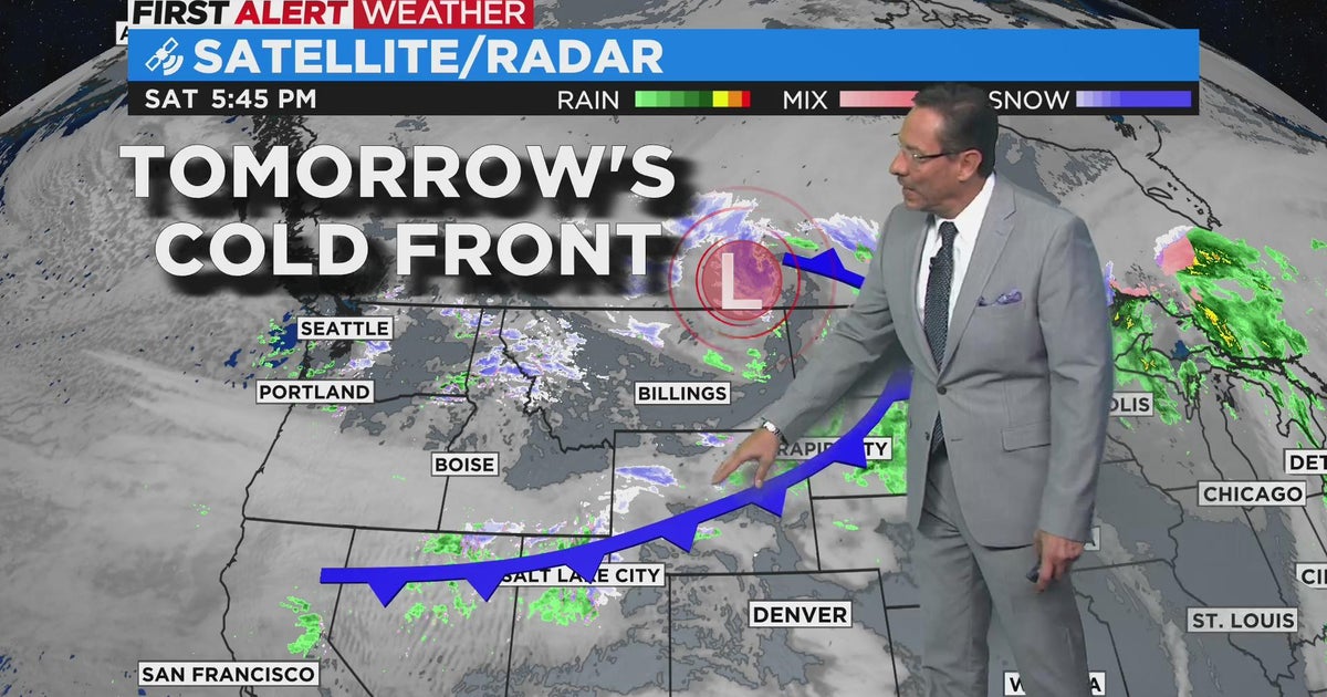 Super strong winds whip before Sunday's cold front - CBS Colorado