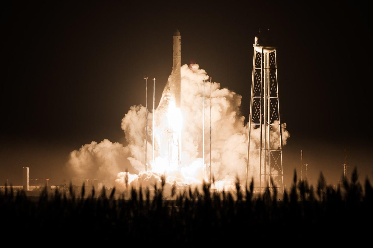 Northrop Grumman launches Cygnus cargo ship to space station with ...