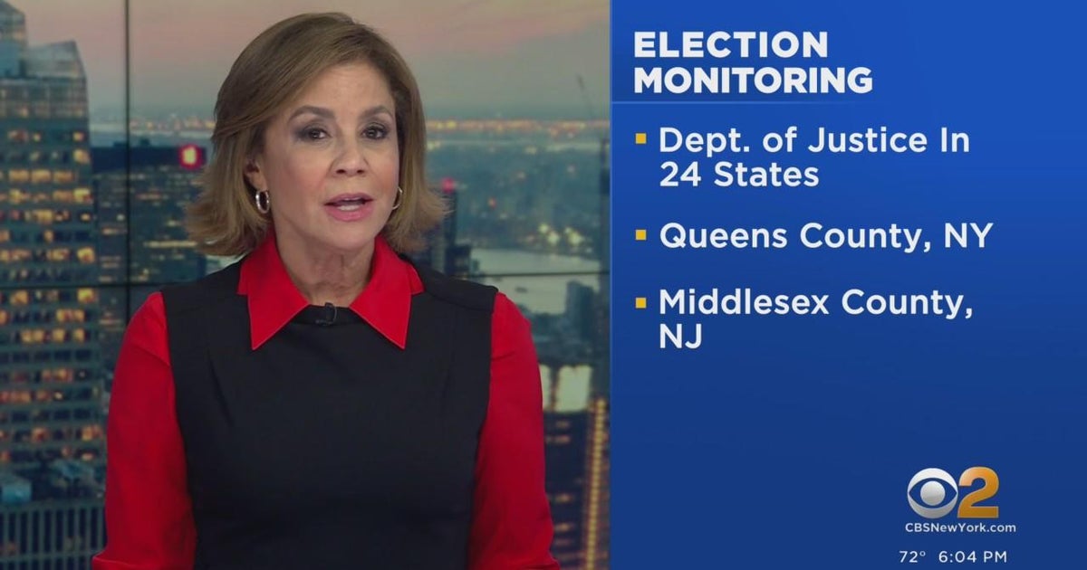 DOJ monitoring polling sites to protect federal voting rights - CBS New ...