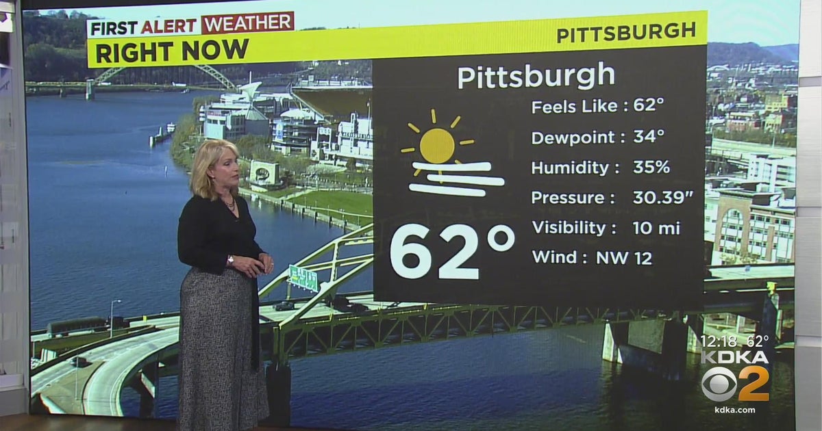 KDKA-TV Afternoon Forecast (11/7) - CBS Pittsburgh