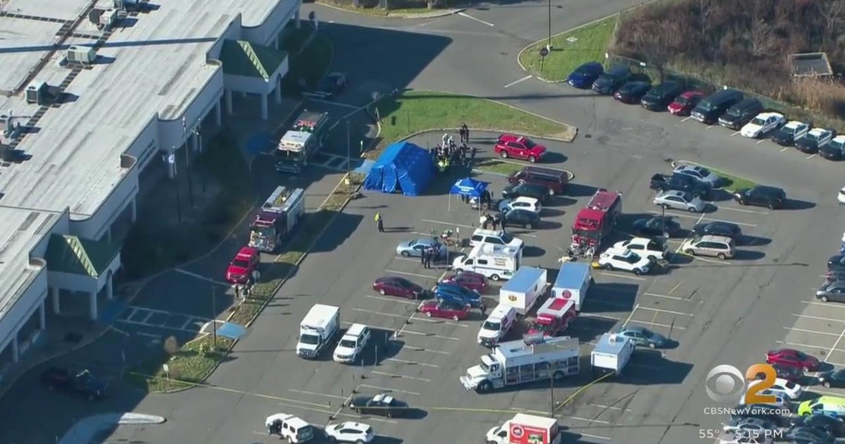 HAZMAT team at Spring Valley police department for investigation - CBS ...