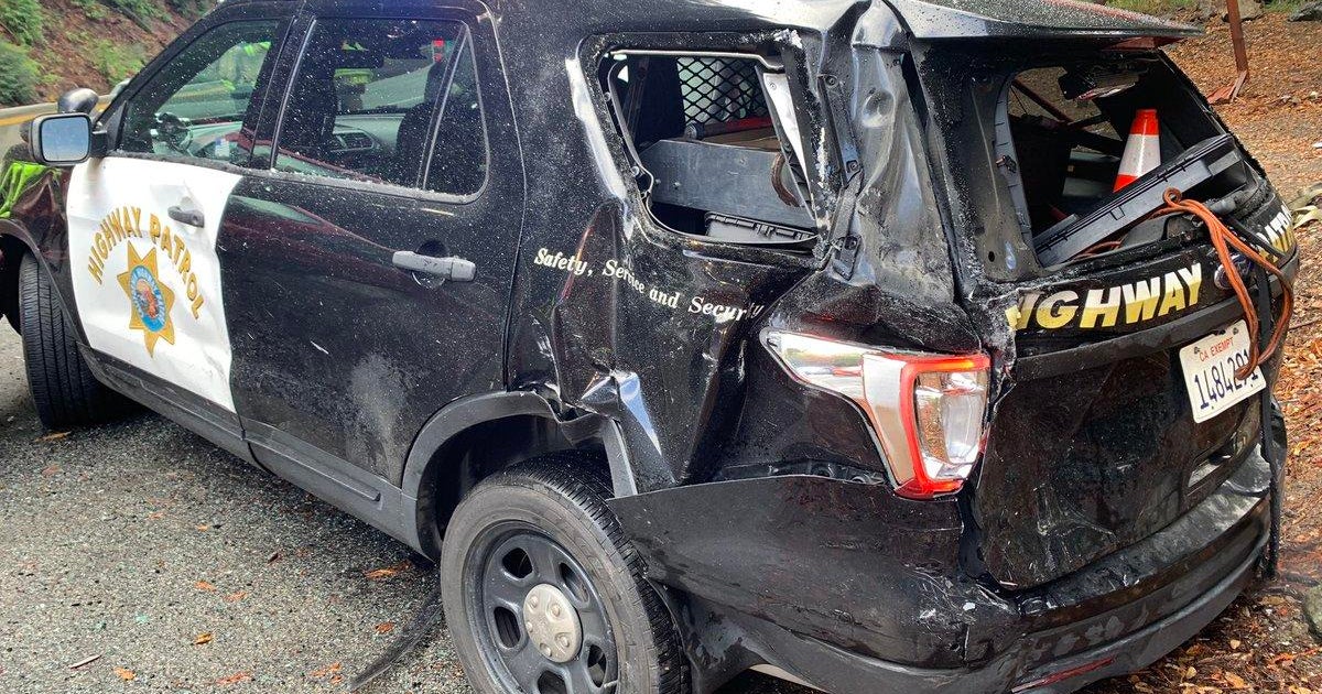 CHP officer clearing crash on Highway 17 injured in 2nd crash along ...