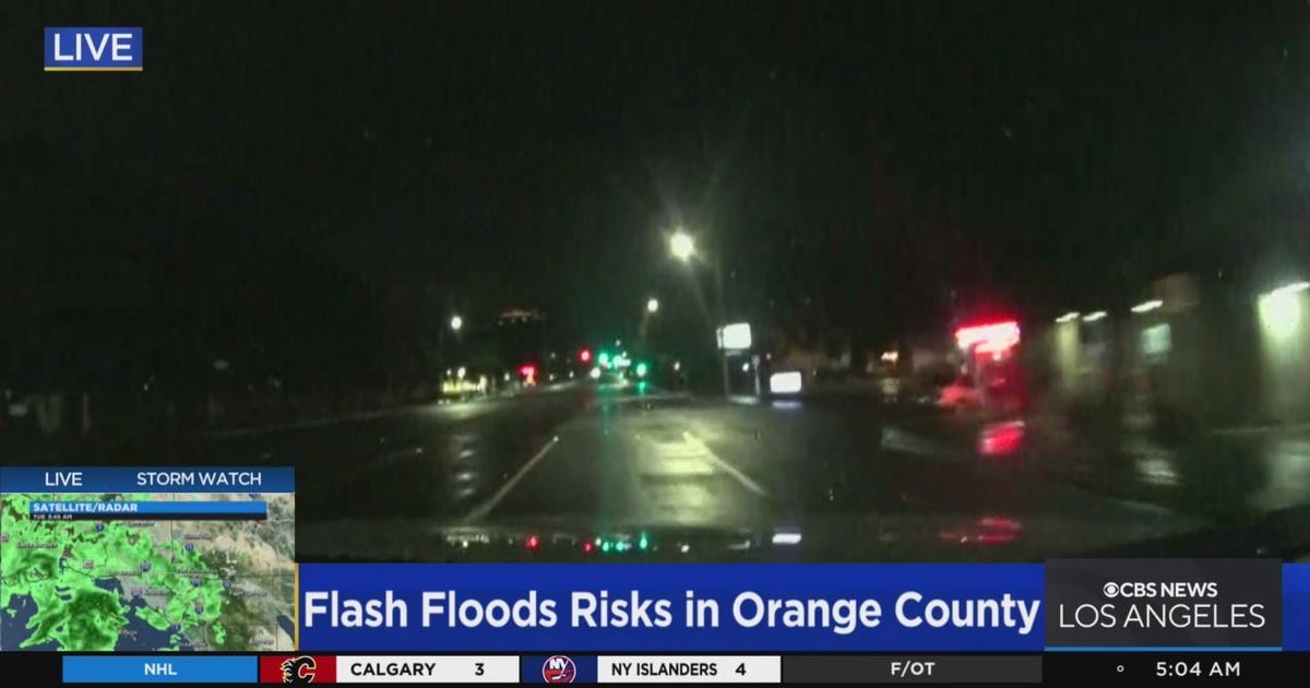 Flash flood risks in Orange County - CBS Los Angeles