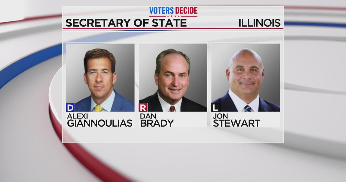 Giannoulias, Brady, Stewart vie for Illinois Secretary of State - CBS ...