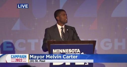 Melvin Carter speaks at DFL headquarters - CBS Minnesota