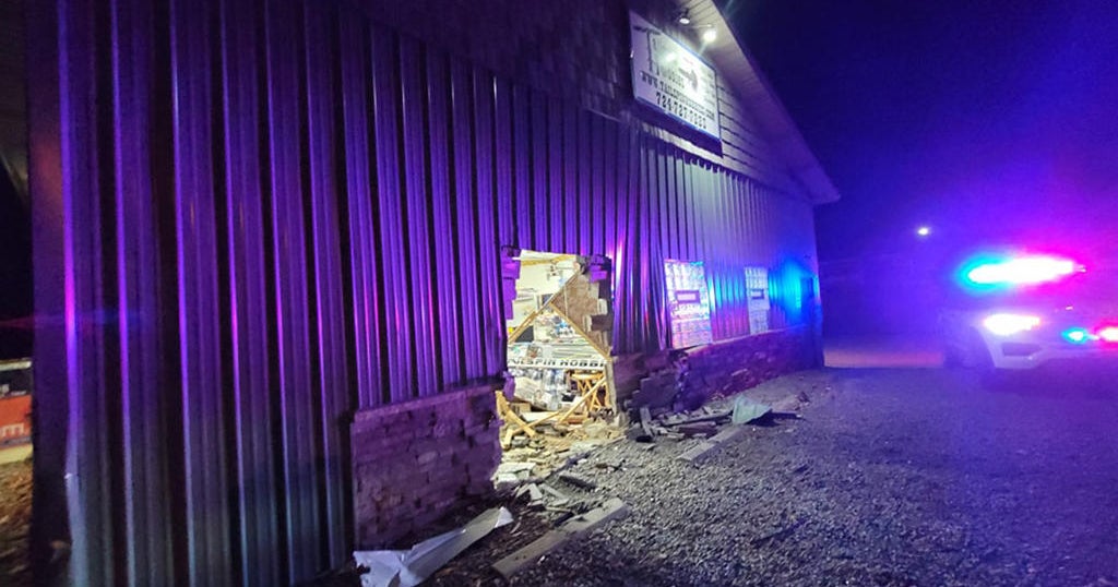 One person hospitalized after crashing into Tailspin Hobbies - CBS ...