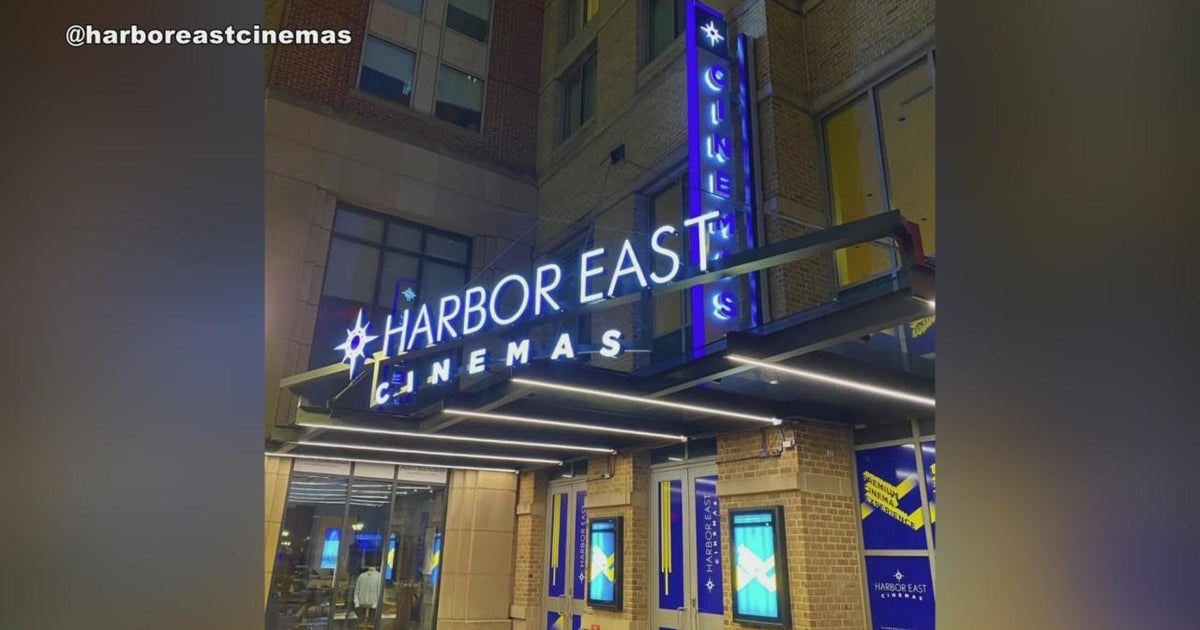 Re-branded Harbor East Cinemas to open Friday - CBS Baltimore