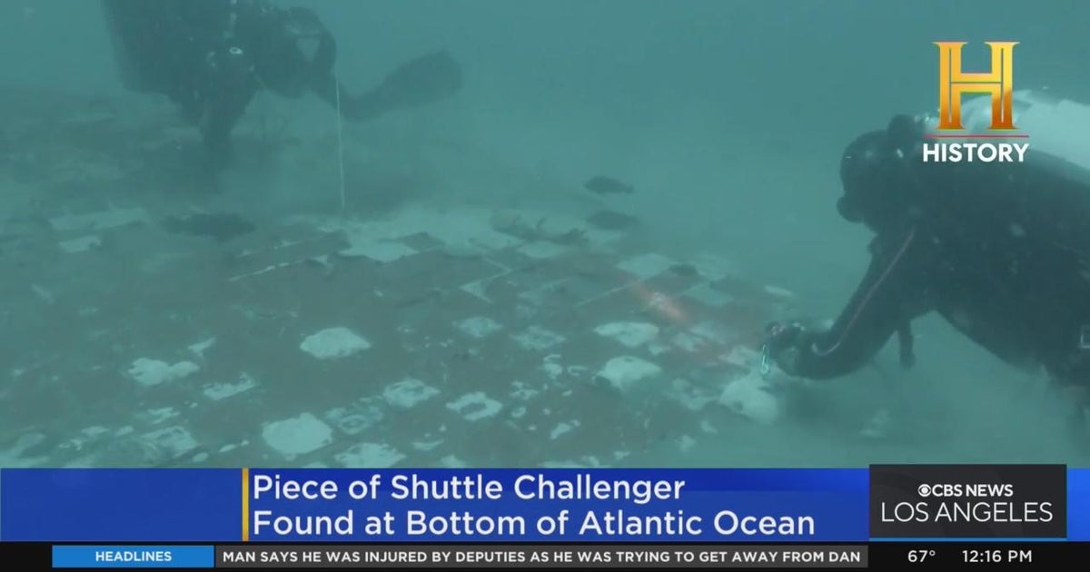 Piece of Space Shuttle Challenger found at bottom of Atlantic Ocean ...