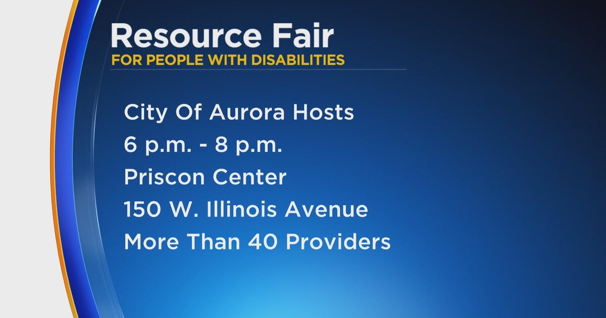 Aurora hosting free resource fair for people with disabilities - CBS ...