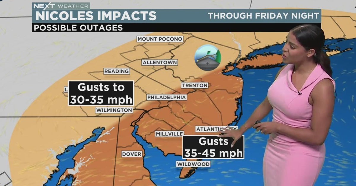 Next Weather: Tracking Hurricane Nicole - CBS Philadelphia