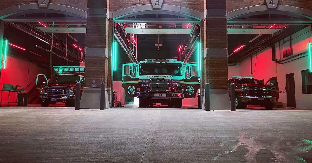 North Metro Fire celebrates newly-renovated fire station - CBS Colorado