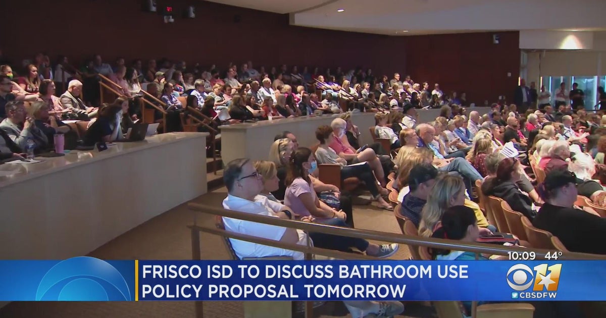 Frisco ISD to discuss proposed anti-trans bathroom use policies - CBS Texas
