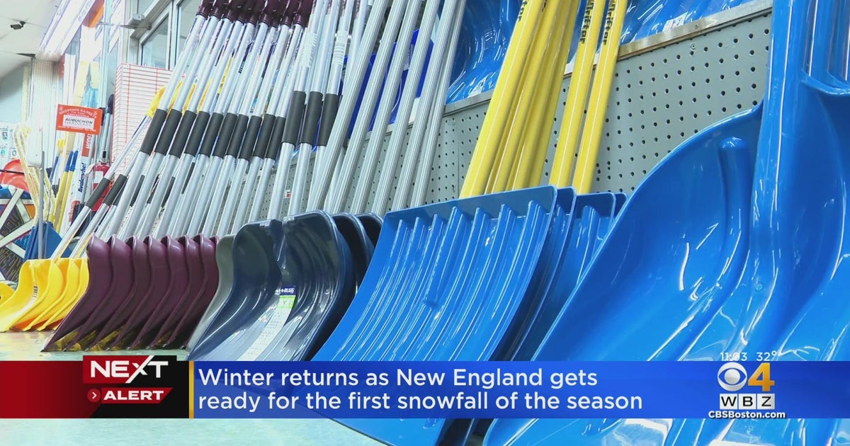Winter returns as New England prepares for first snowfall - CBS Boston