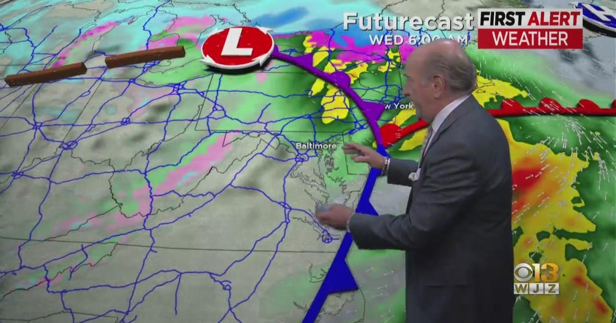 Marty Bass has your Tuesday afternoon forecast - CBS Baltimore