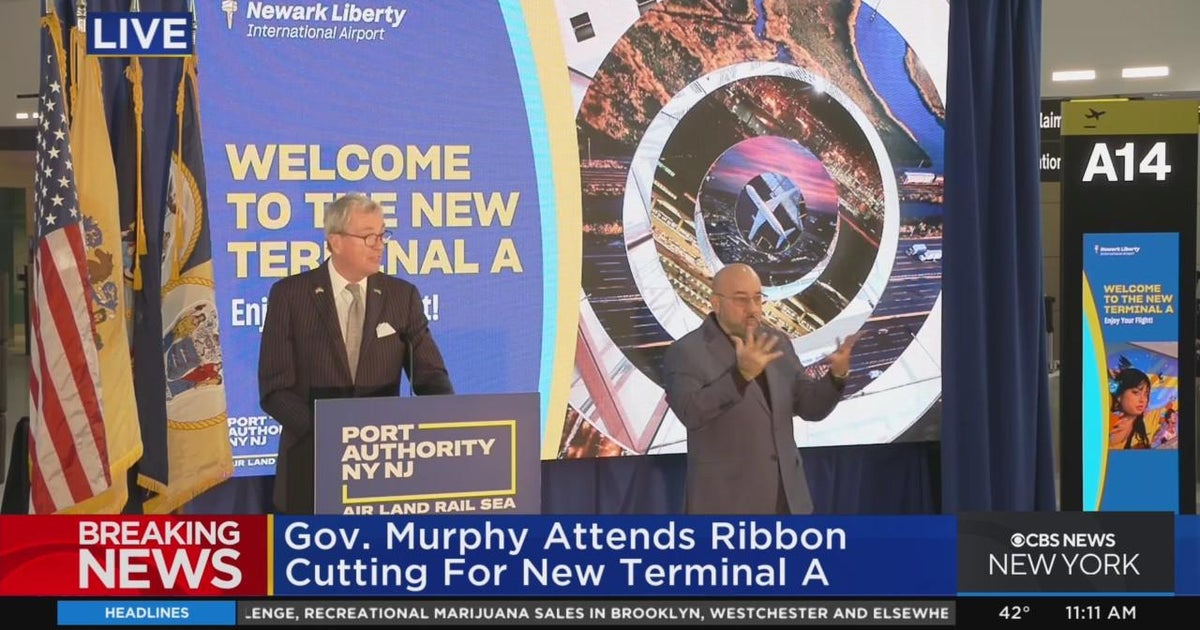 Newark Airport opens new Terminal A - CBS New York Newark Airport opens new Terminal A - CBS New York