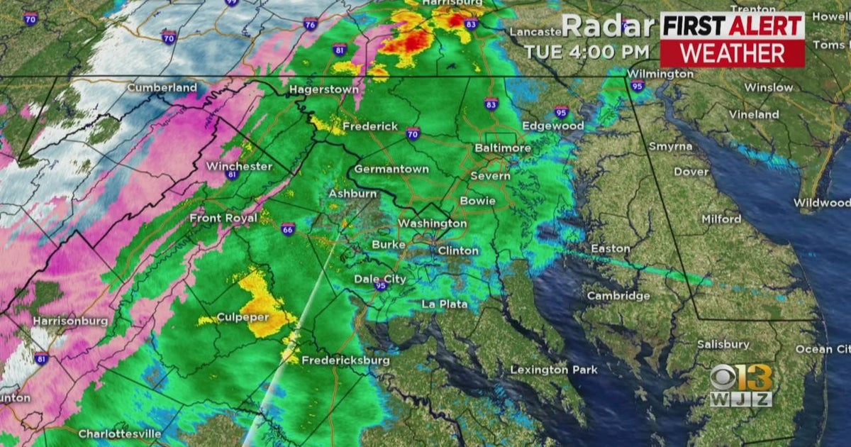 Derek Beasley has a snow update - CBS Baltimore