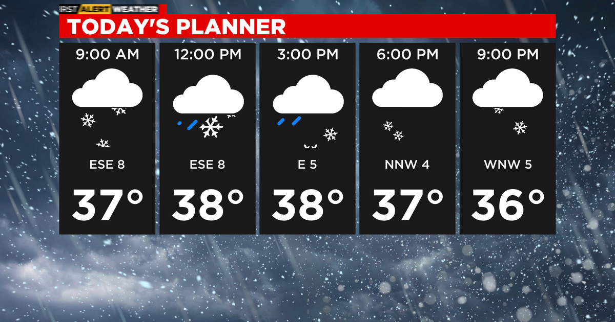 Chicago Weather Alert: Snow causing slick conditions - CBS Chicago