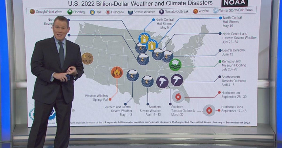 Weather Extra: Frequency of weather disasters nationwide - CBS San ...