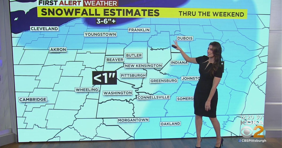 KDKA-TV Afternoon Forecast (11/18) - CBS Pittsburgh
