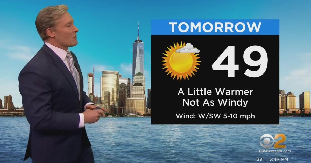 First Alert Weather: CBS2's 11/21 Monday evening update - CBS New York