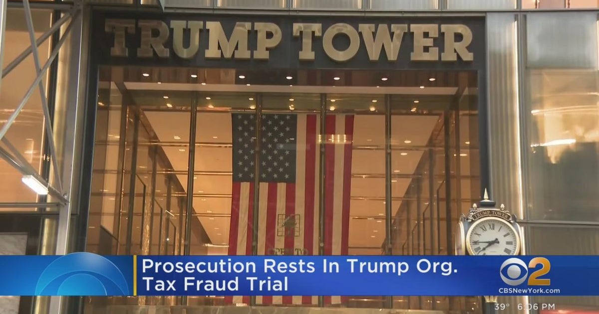 Prosecution rests in Trump Organization tax fraud trial - CBS New York