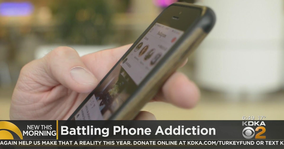 Tips for battling cell phone addiction - CBS Pittsburgh