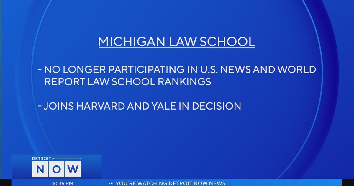 University of Michigan law school says it won't participate in US News ...