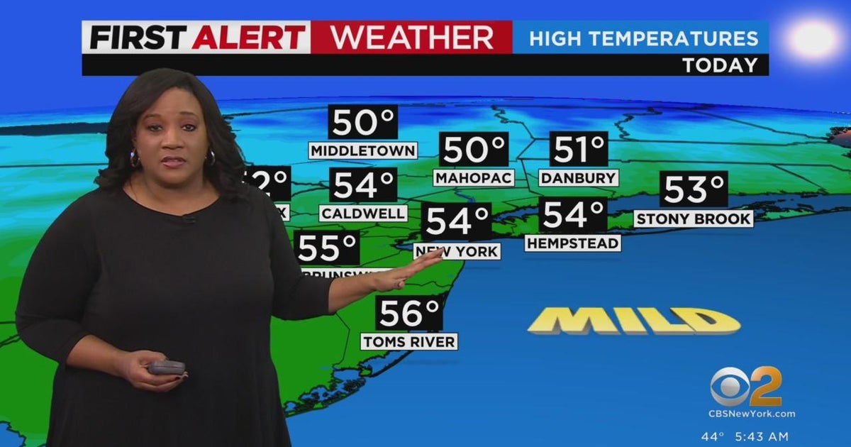 First Alert Weather: Nice travel day - CBS New York