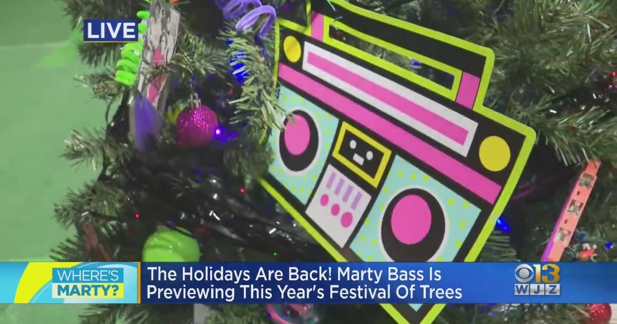 Where's Marty? Checking out the WJZ creations at the Festival of Trees ...