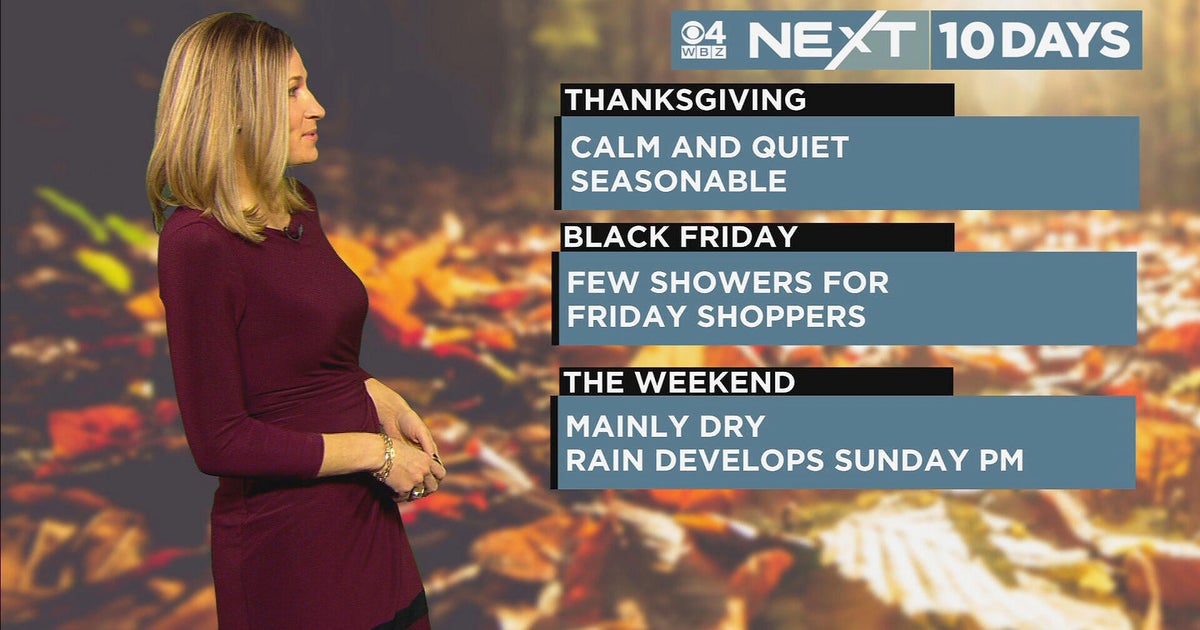 Next Weather: WBZ morning forecast for November 24 - CBS Boston