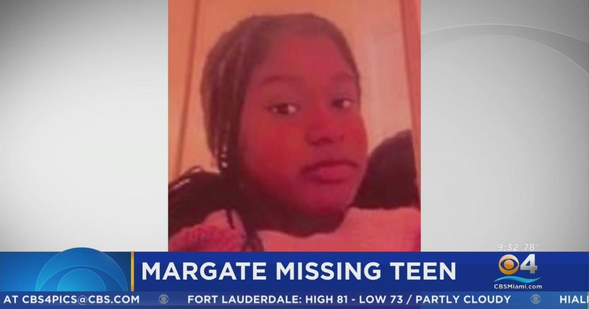 Margate police seek public's help in finding missing teen - CBS Miami Margate police seek public's help in finding missing teen - CBS Miami