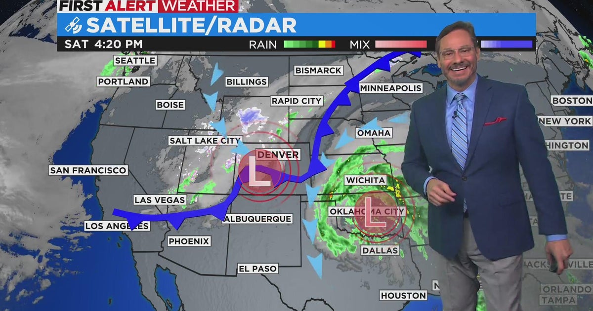 Overnight snow with weekend cold front - CBS Colorado