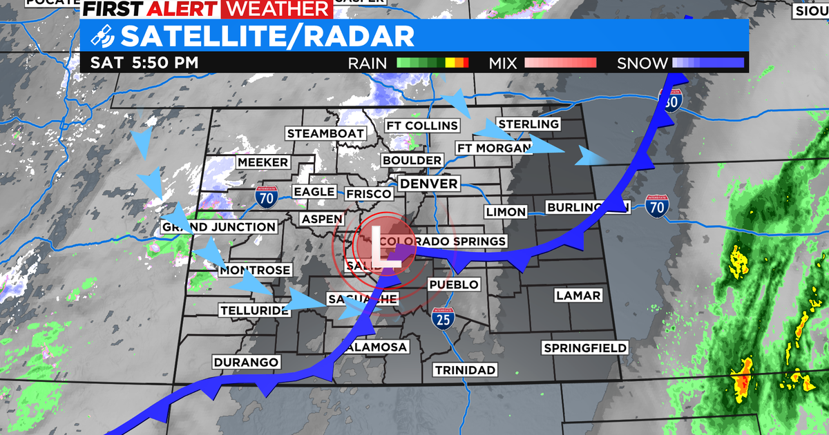 Colorado Weather: A little snow into Sunday morning - CBS Colorado